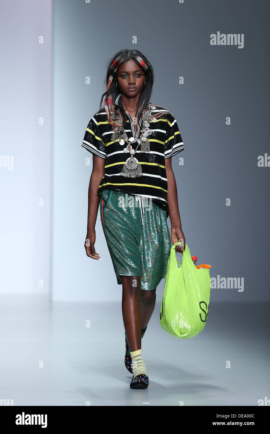 London, UK, 14th September 2013, Ashisha shows its 2004 year spring ...