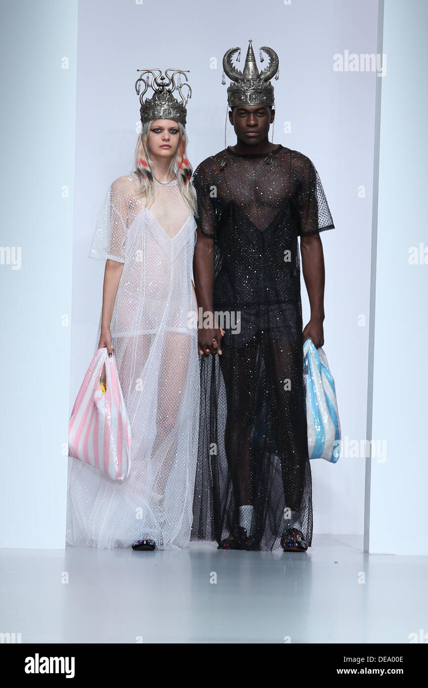 London, UK, 14th September 2013, Ashisha shows its 2004 year spring ...