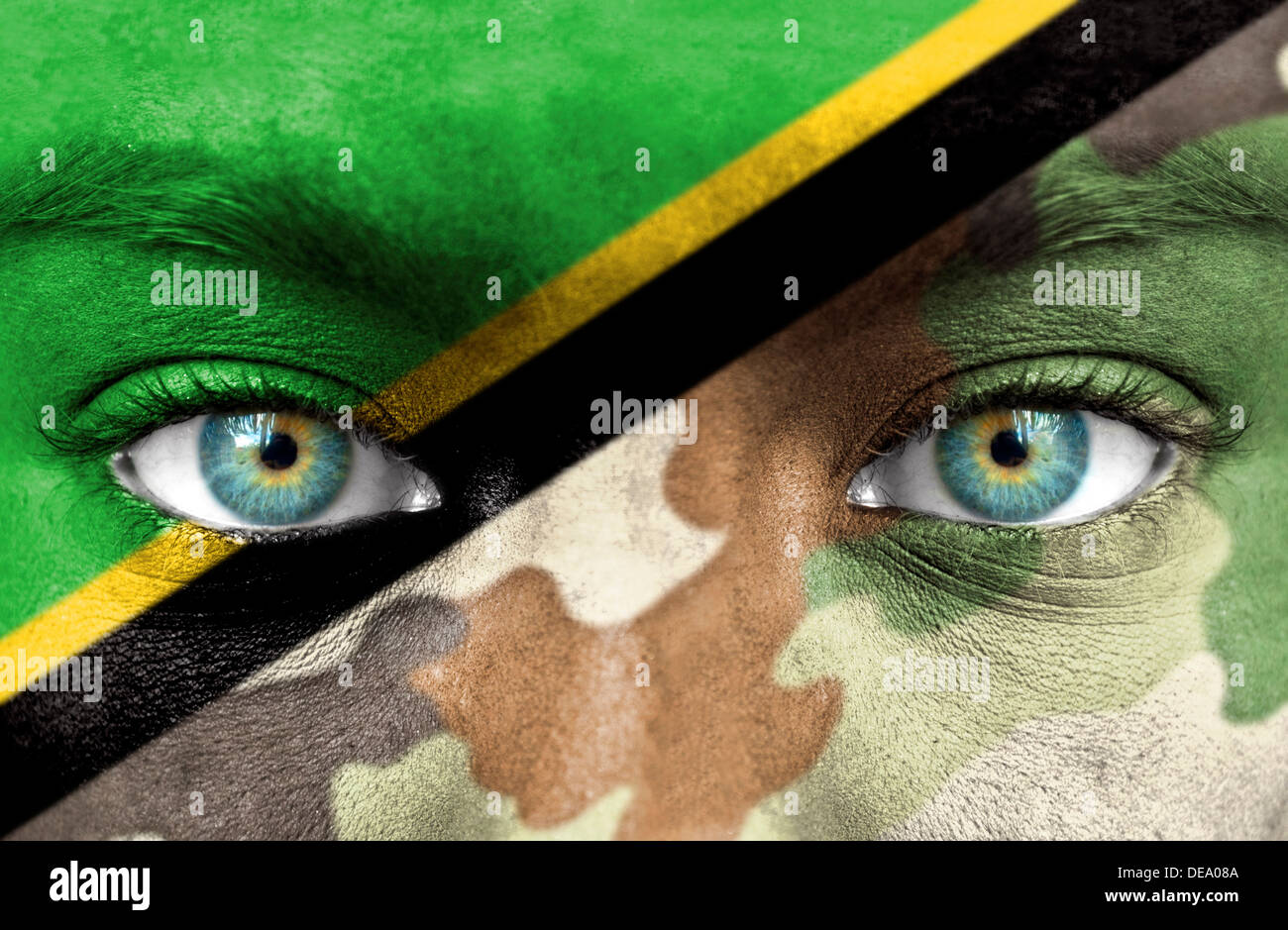 Soldier from Tanzania Stock Photo - Alamy