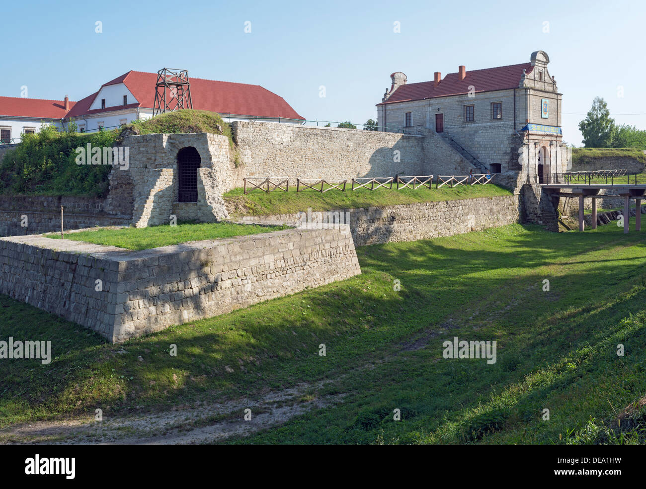 Castle in Zbarazh (Ternopil region, Ukraine), 17th-19th centuries Stock ...