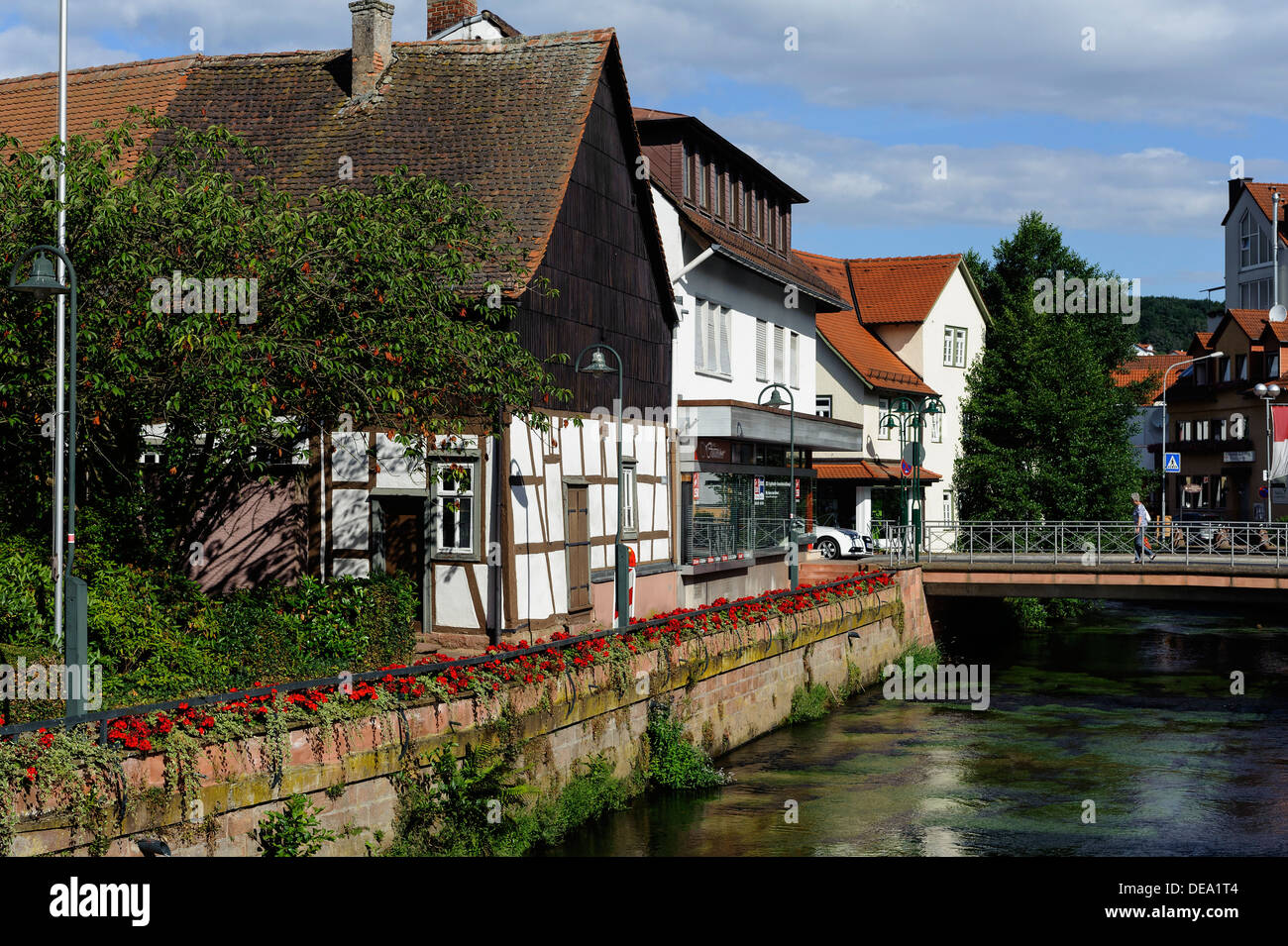Wunderschone Fluss Mit H In Deutschland Ebenbild