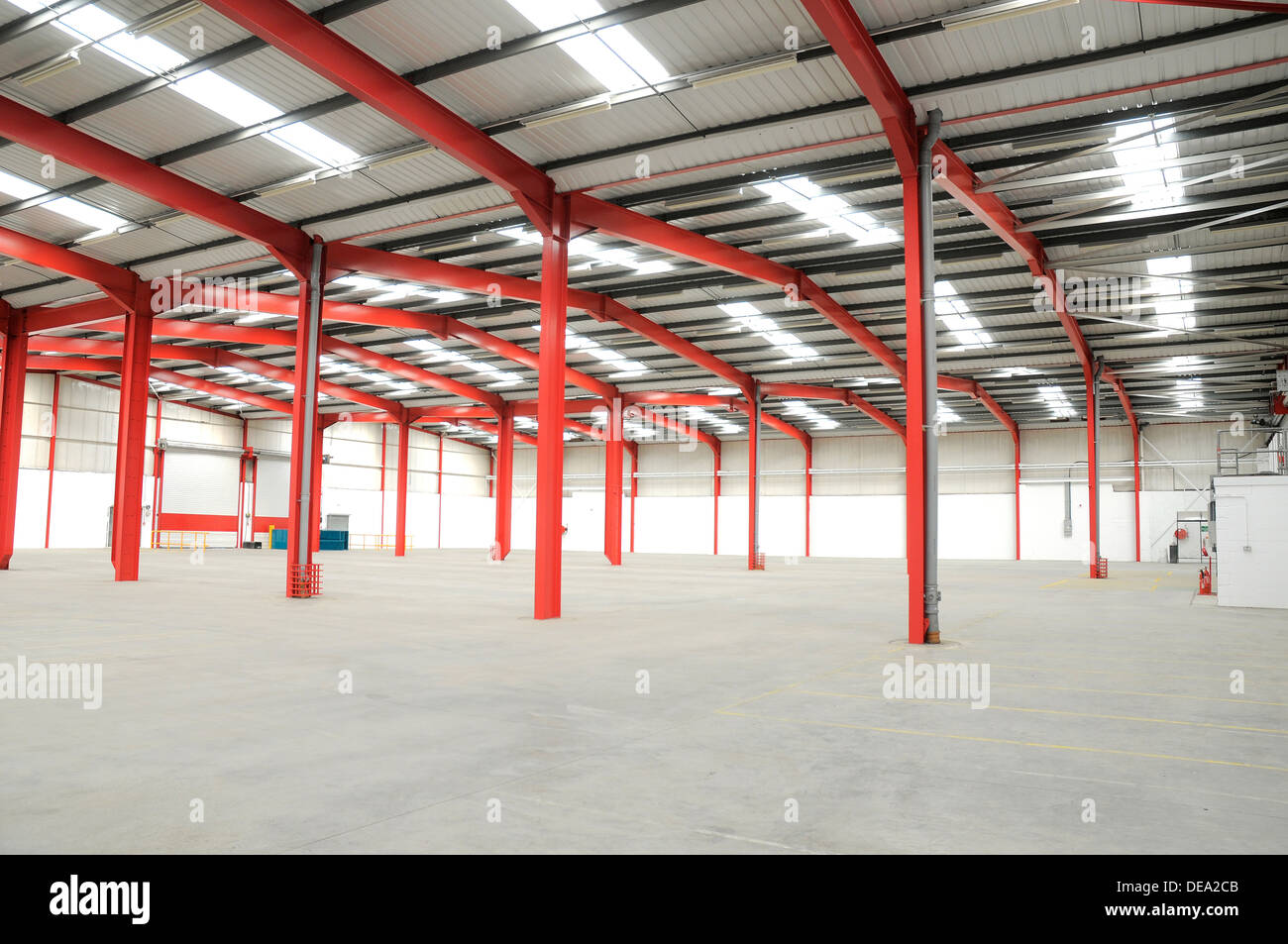 Empty Warehouse Interior