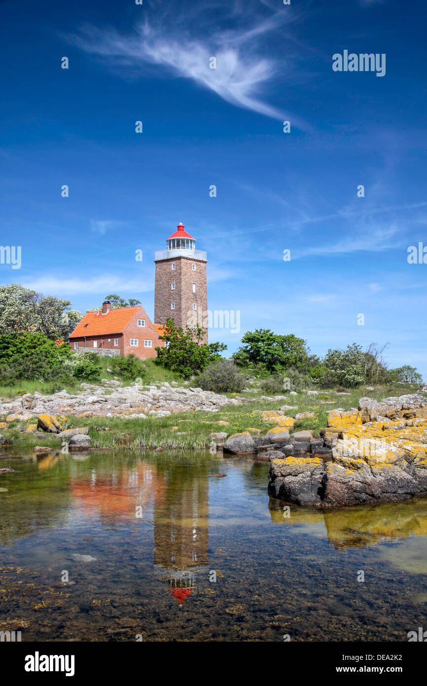 Lighthouse of svaneke on bornholm hi-res stock photography and images ...