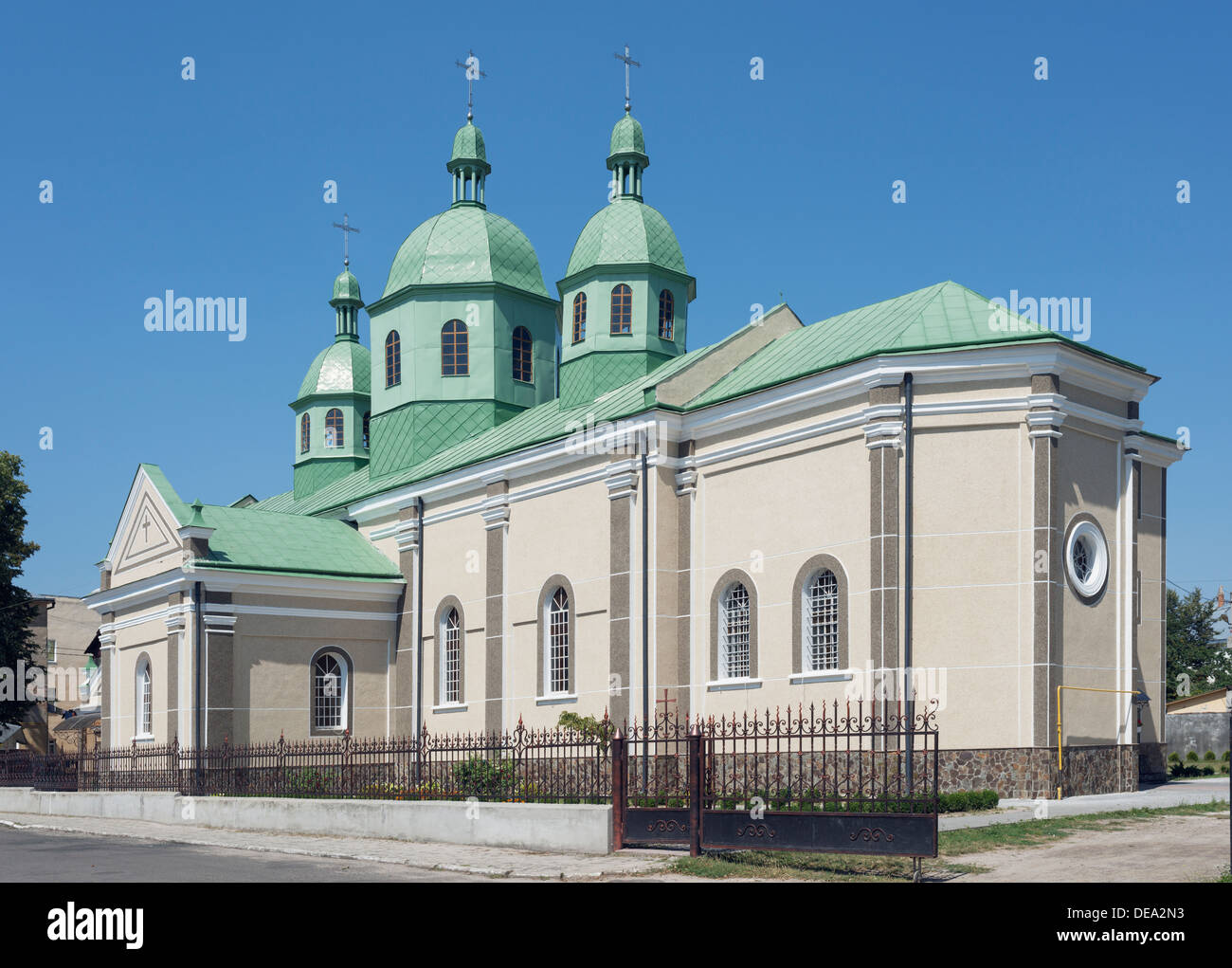 Church in Brody (Ukraine), 1696 Stock Photo - Alamy