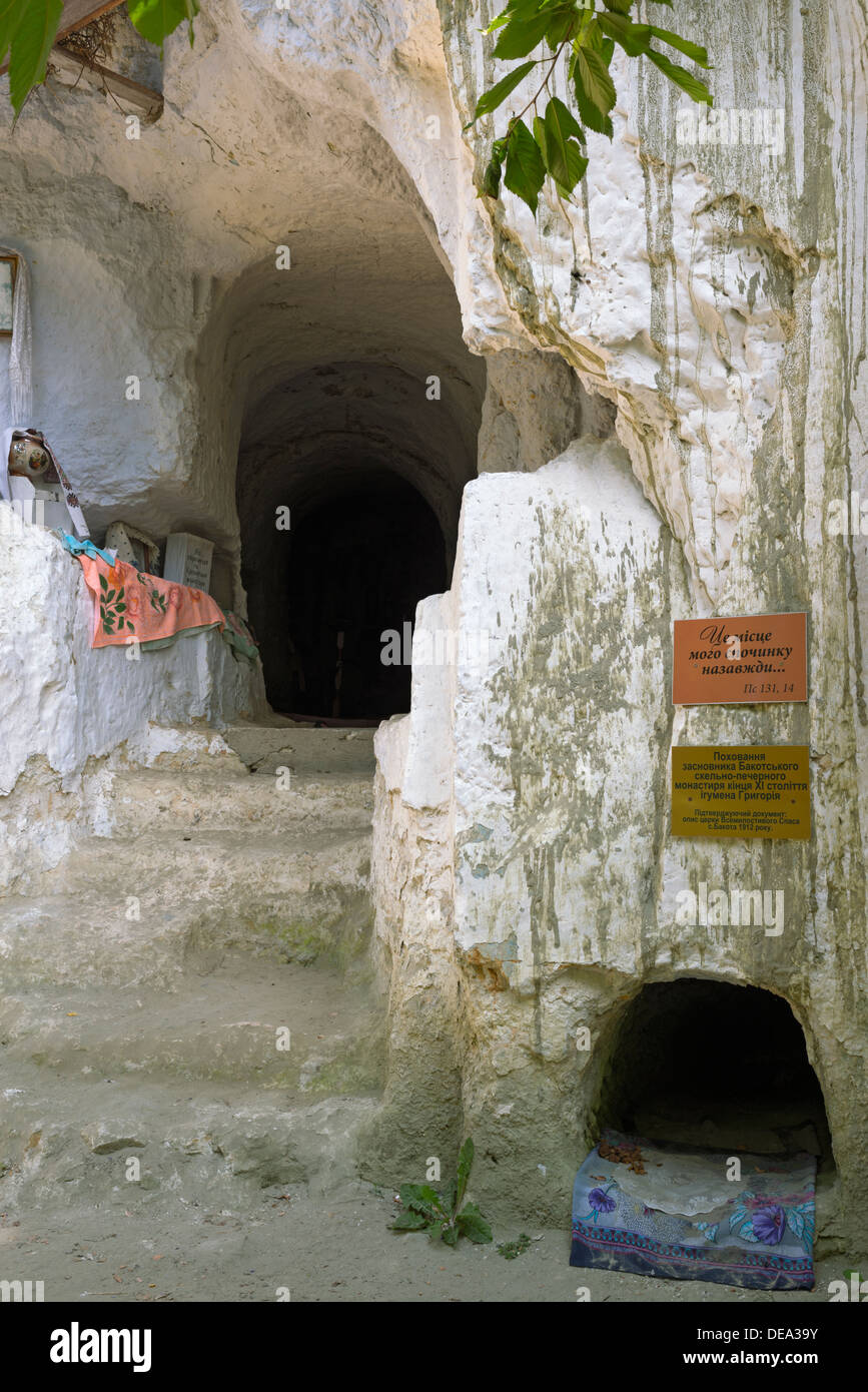 Former Bahota cave monastery Stock Photo - Alamy