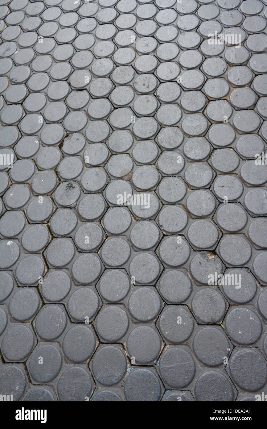 Hexagonal paving hi-res stock photography and images - Alamy