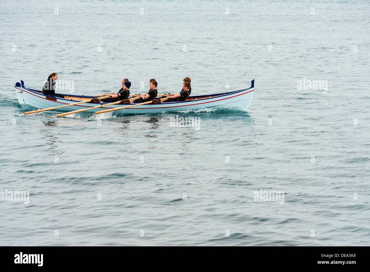 Traditional rowing boat(s) in the Faroe Islands Stock Photo - Alamy