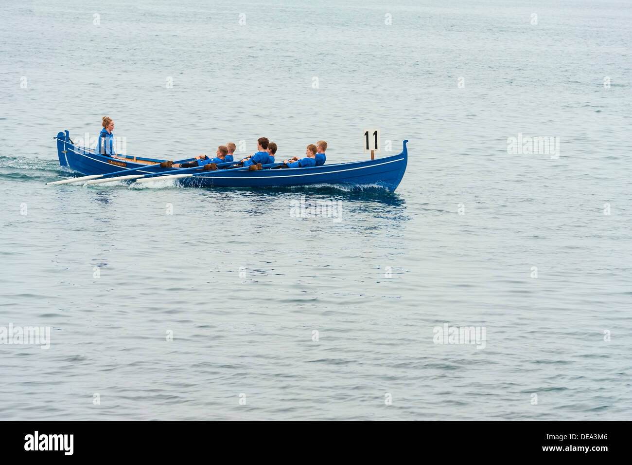 Traditional rowing boat(s) in the Faroe Islands Stock Photo - Alamy