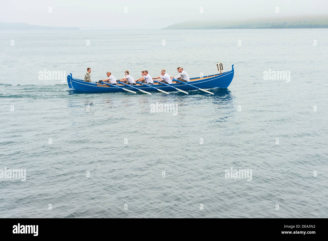 Traditional rowing boat(s) in the Faroe Islands Stock Photo - Alamy