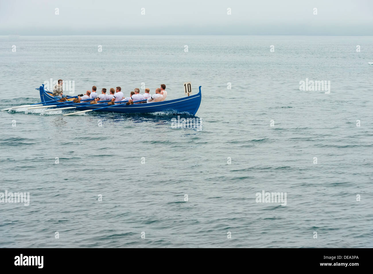 Traditional rowing boat(s) in the Faroe Islands Stock Photo - Alamy