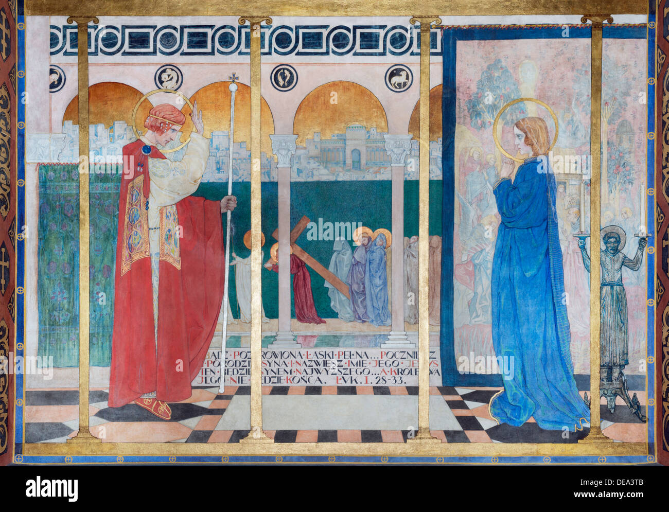 Annunciation painting 20th century hi-res stock photography and images - Alamy