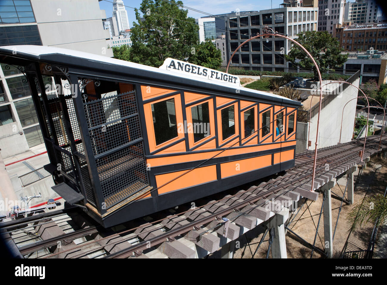 Angels flight funicular hi-res stock photography and images - Alamy
