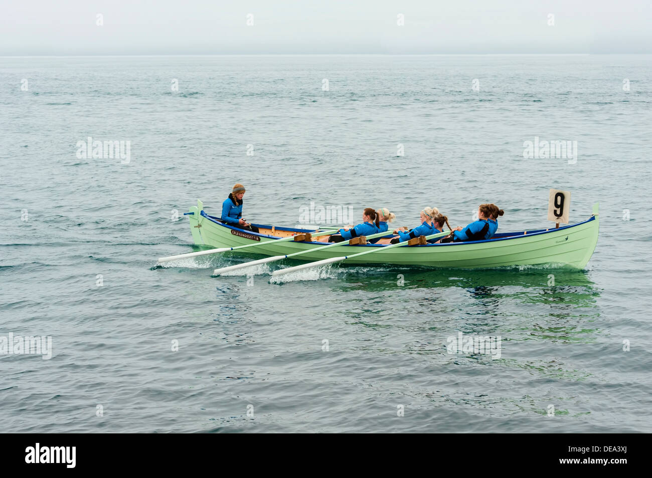 Traditional rowing boat(s) in the Faroe Islands Stock Photo - Alamy