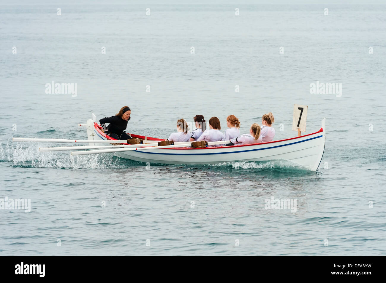 Traditional rowing boat(s) in the Faroe Islands Stock Photo - Alamy