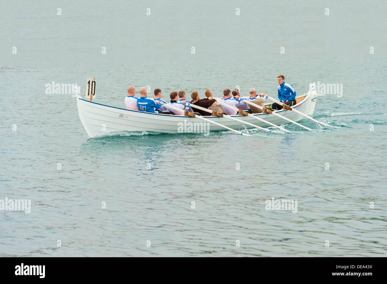 Traditional rowing boat(s) in the Faroe Islands Stock Photo - Alamy