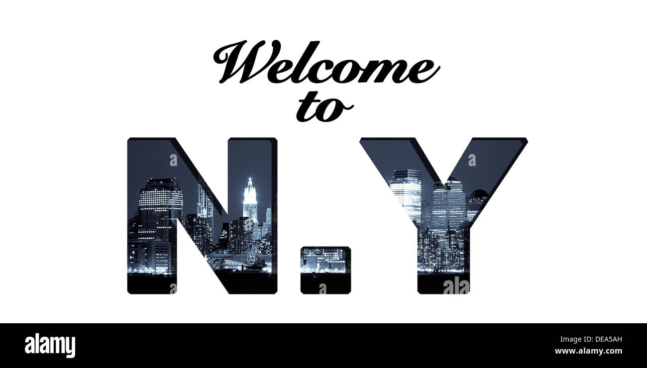 New york text Cut Out Stock Images & Pictures - Alamy