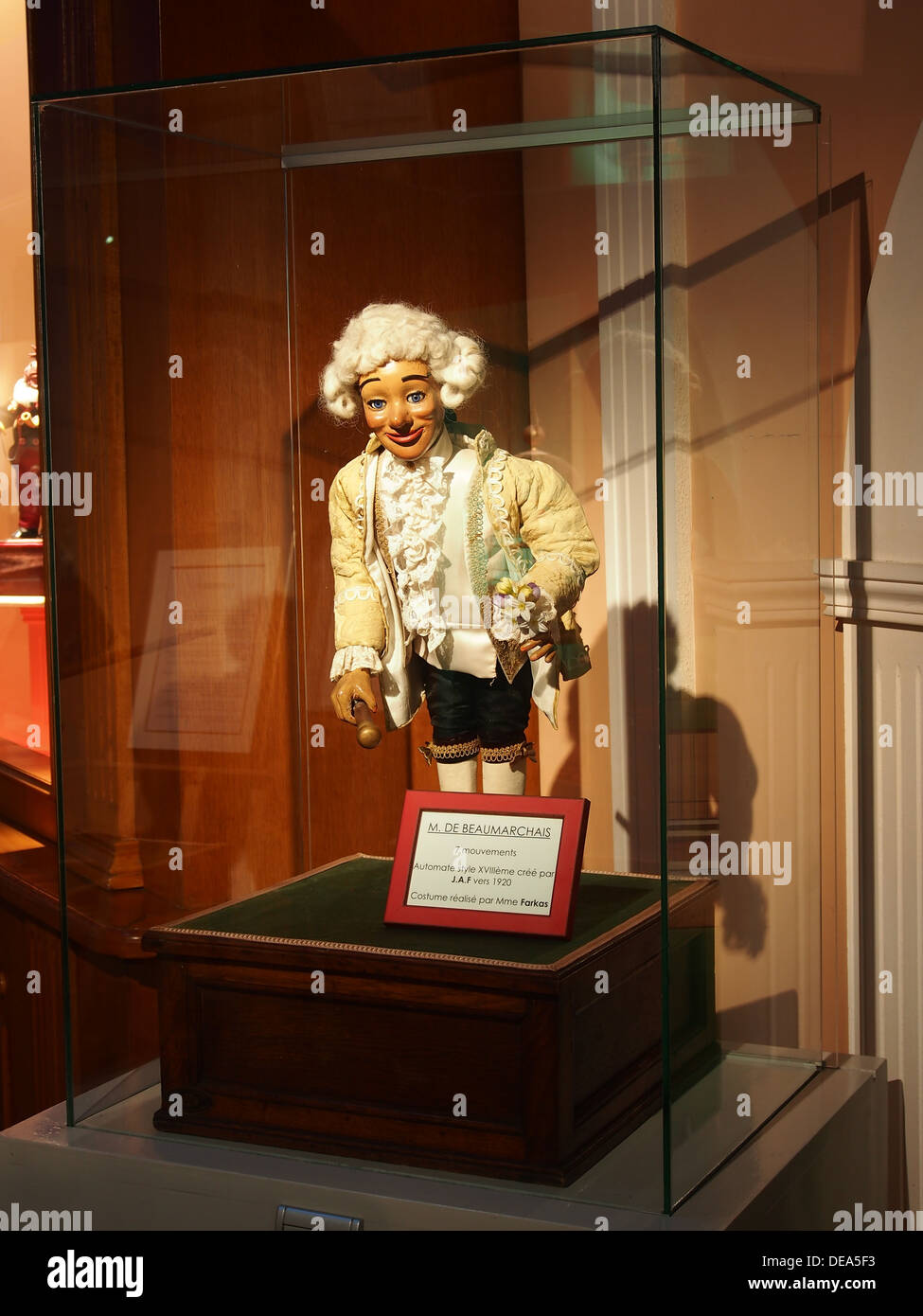 M de Beaumarchais, a mechanical automaton from around 1920, is part of ...