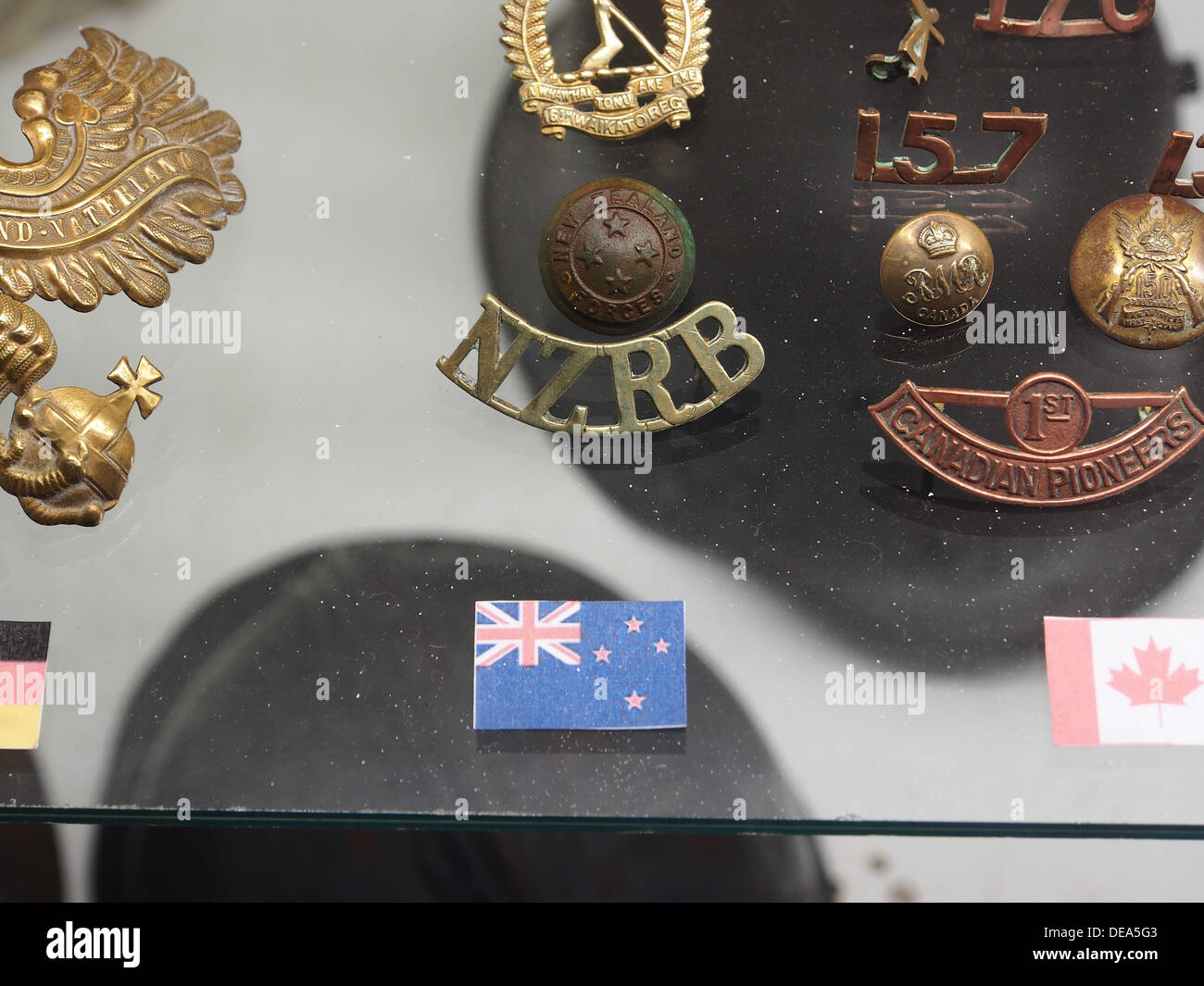 The NZRB emblem, representing the New Zealand Rifle Brigade, is ...
