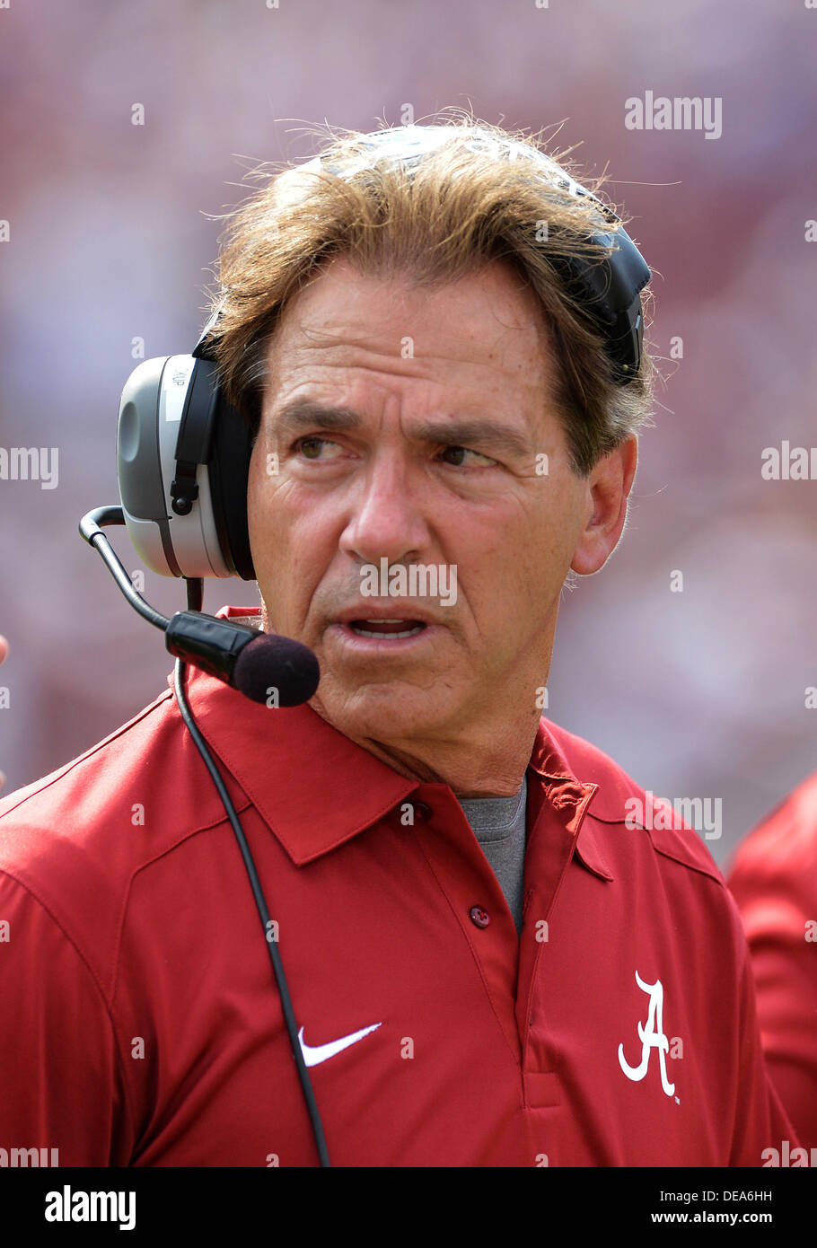 Nick saban on sidelines hi-res stock photography and images - Alamy