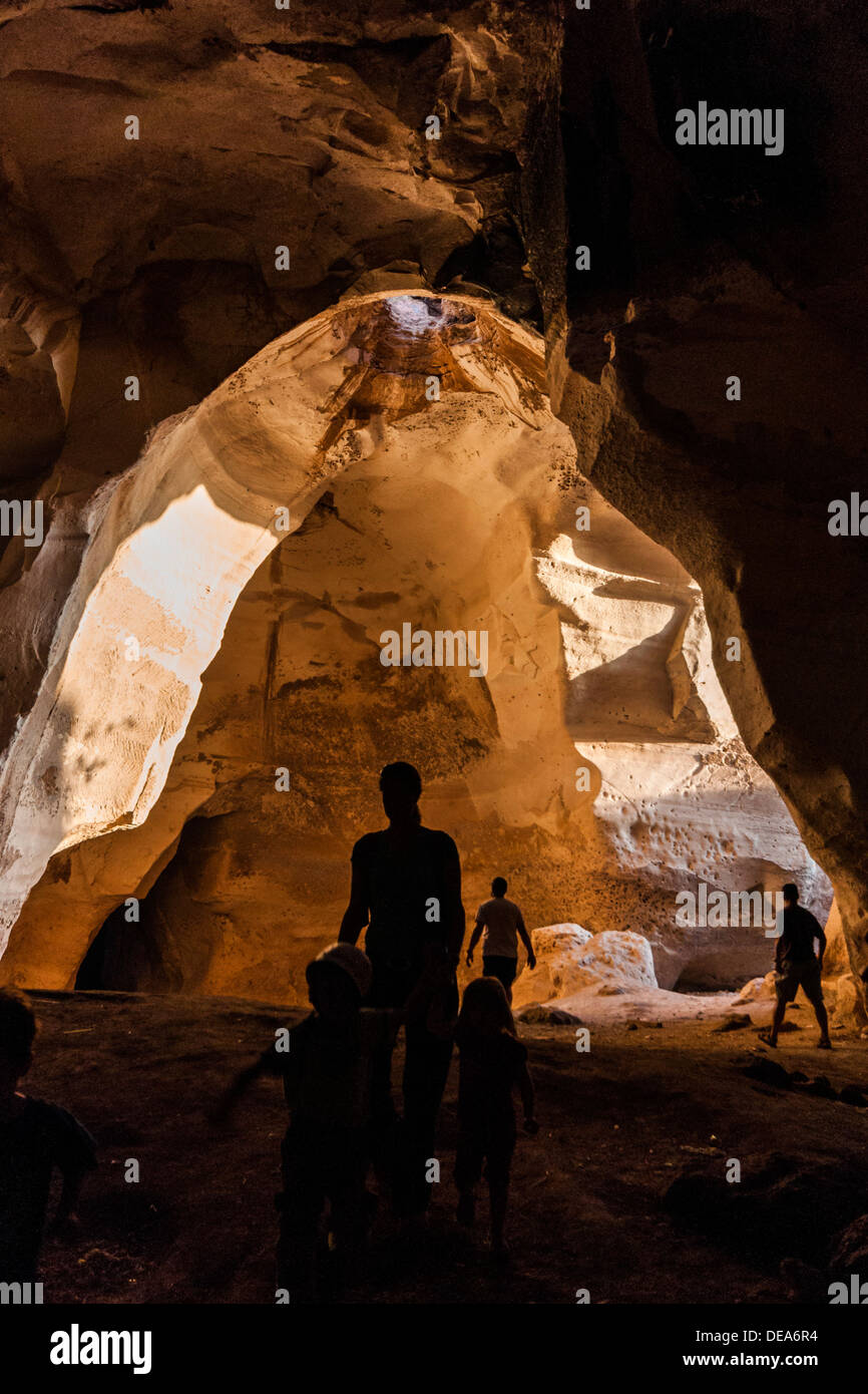 Children explore cave hi-res stock photography and images - Alamy