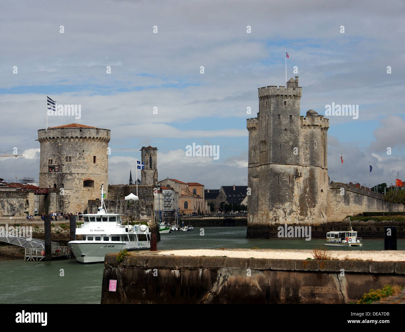 The Tour de la Chaîne and Tour St Nicolas are historic towers located ...
