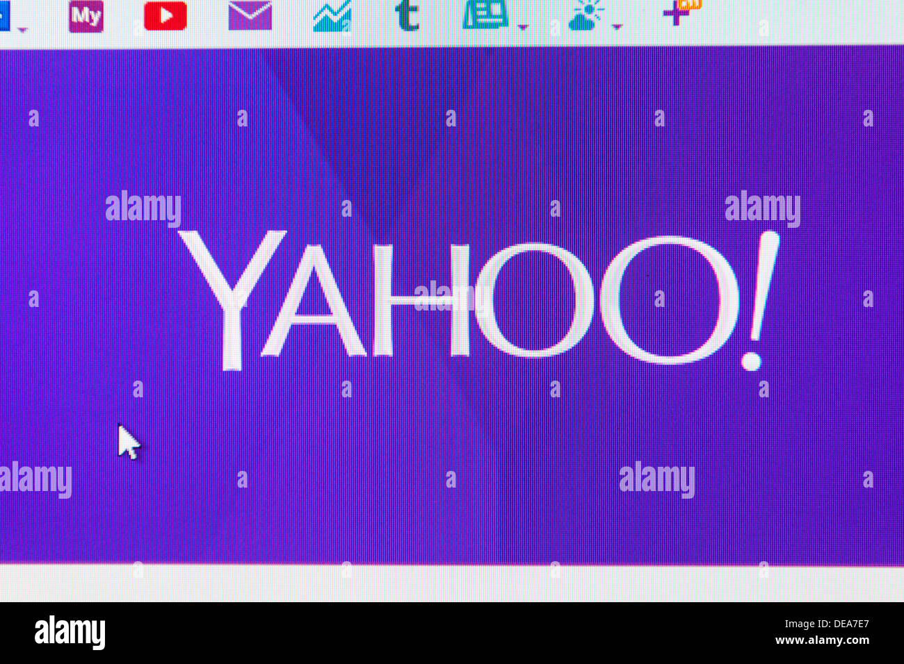 The new Yahoo Logo Stock Photo - Alamy