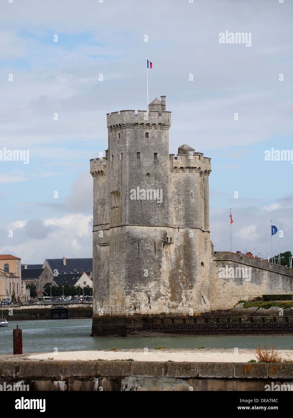 The Tour St Nicolas is a historical tower in La Rochelle, France ...