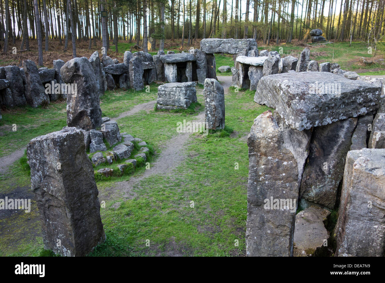 Druid's Temple near Ilton, Masham, North Yorkshire UK Stock Photo - Alamy