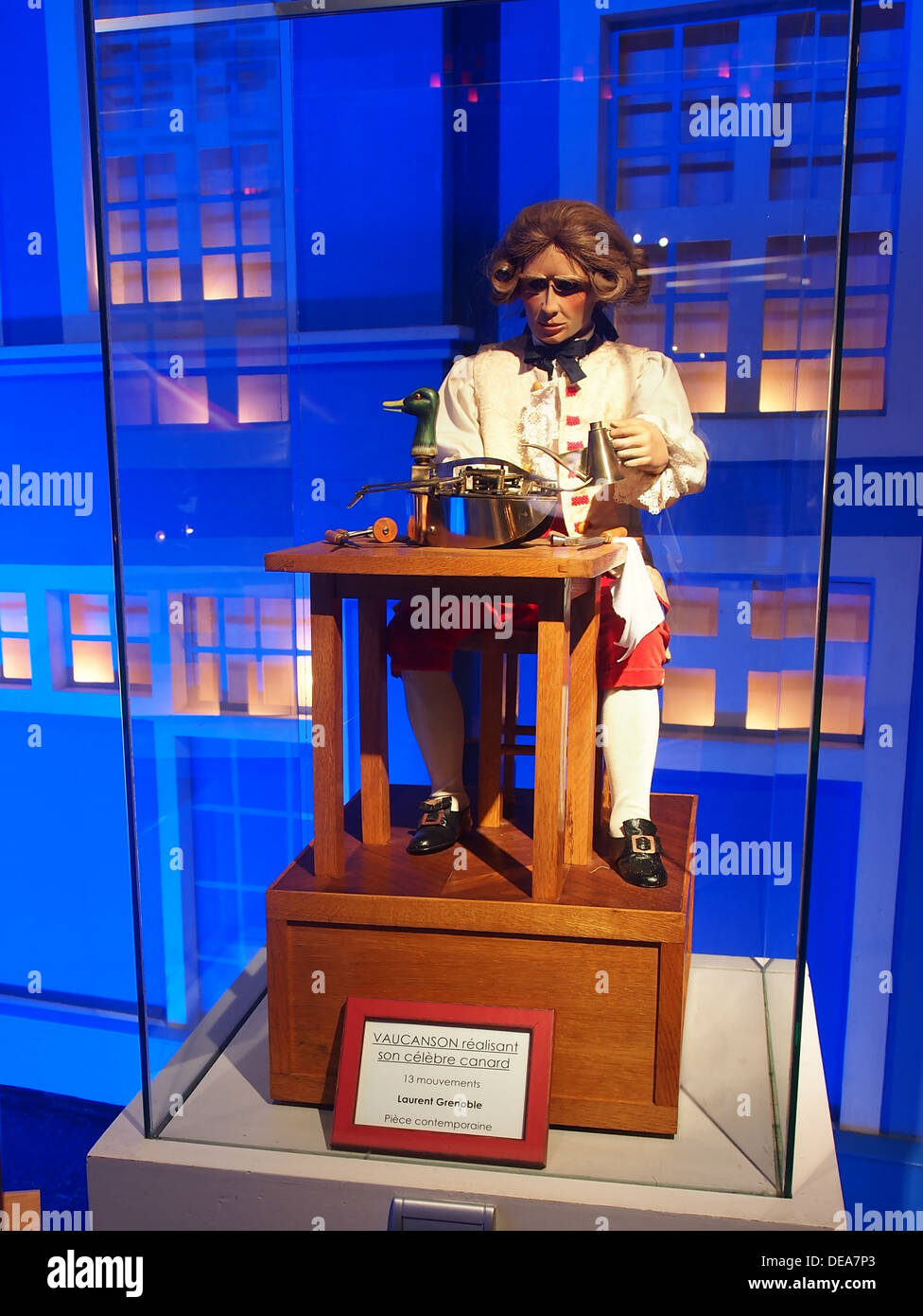 The Vaucanson automaton, showcasing a mechanical duck, is an example of ...