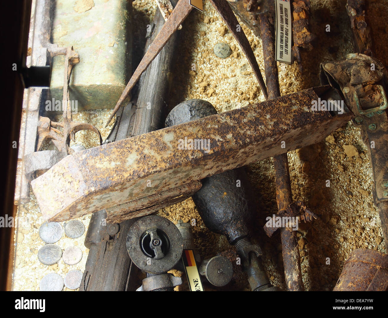 The WWI periscope on display at the Musée Somme 1916 is a historical ...