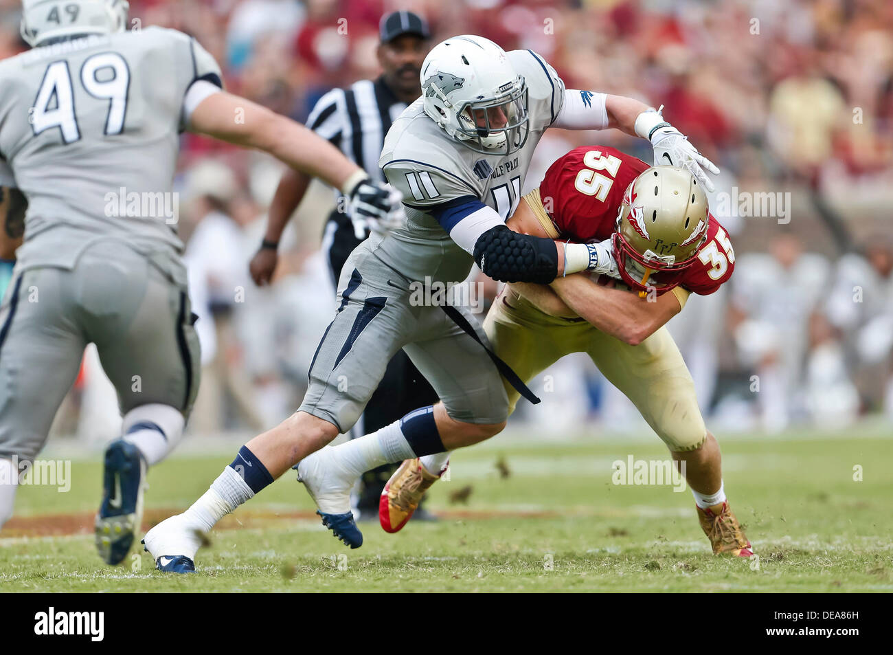 September 14, 2013: Nevada Wolf Pack linebacker Burton De Koning (11 ...