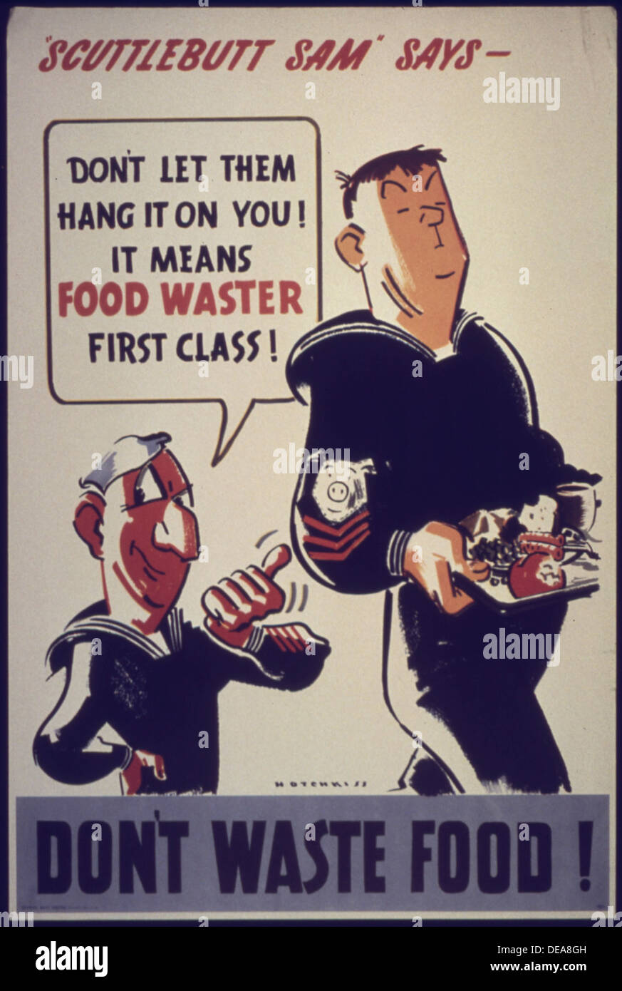 Scuttlebutt Sam Says. Don't Let Them Hang it on You 5E It Means Food ...