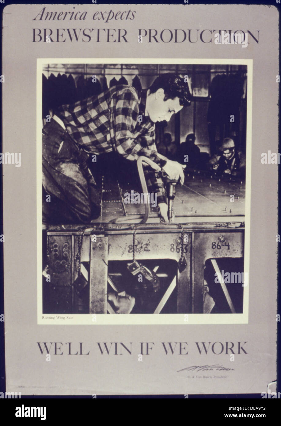 American wartime production hi-res stock photography and images - Alamy