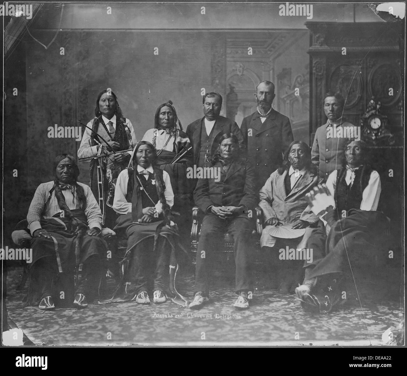 Native american cheyenne Black and White Stock Photos & Images - Alamy