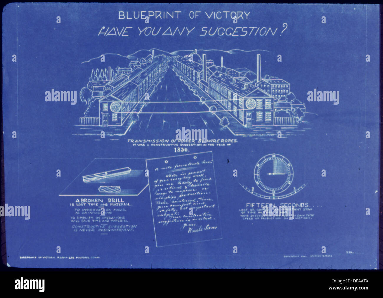 This image shows a 'Blueprint of Victory,' likely referring to a ...