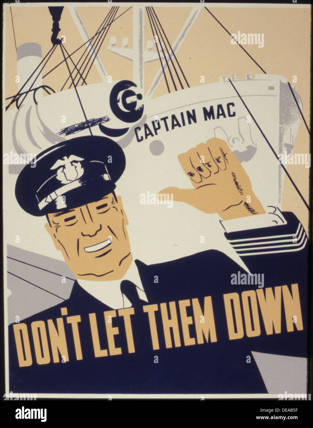 Captain Mack, possibly a military or civilian leader, is urged not to ...