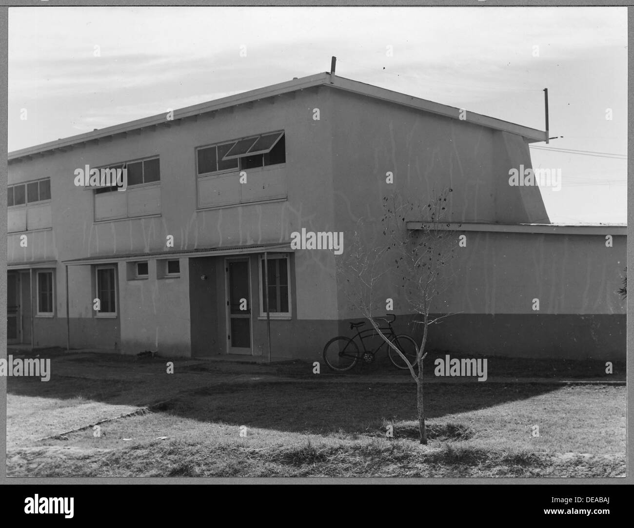 Detail of a farming unit on an FSA cooperative part-time farm in ...