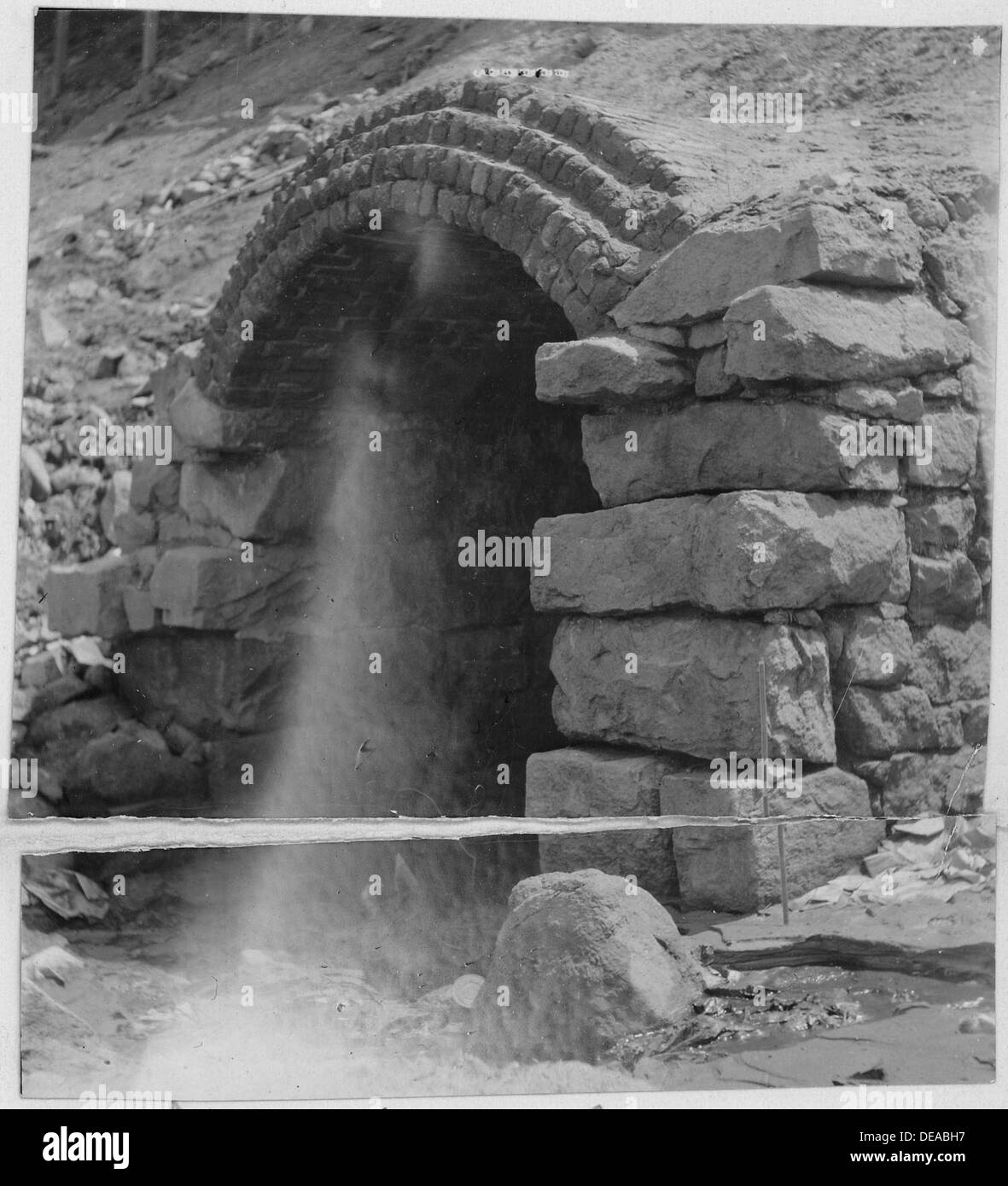 A city culvert located on the north end of Quartz Street in Missoula ...