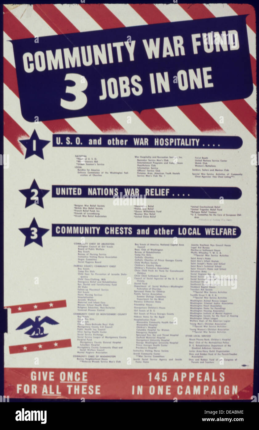The Community War Fund campaign promoted a multifaceted approach to ...
