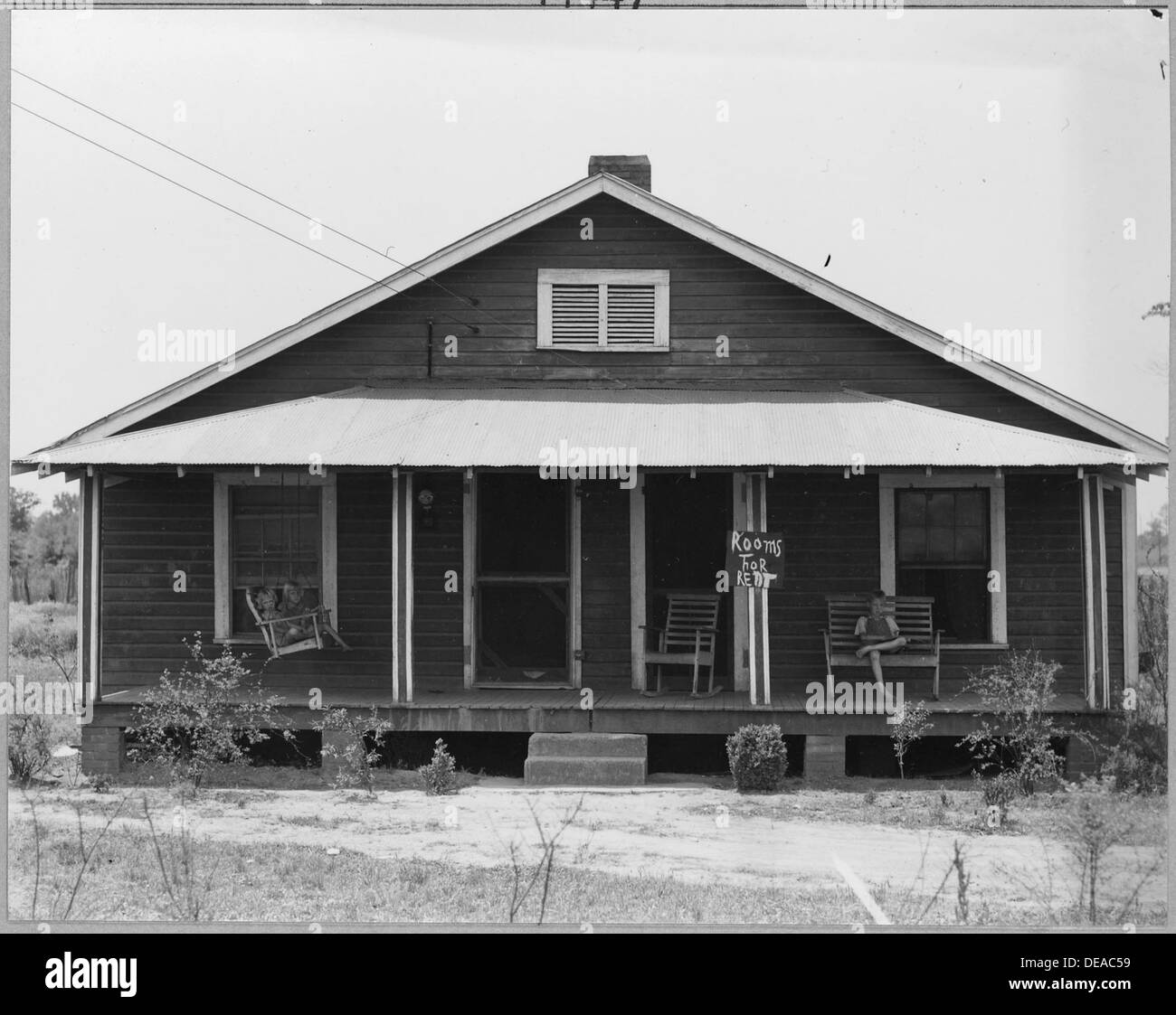 This image shows old inhabitants of Coosa Valley, Alabama, placing ...