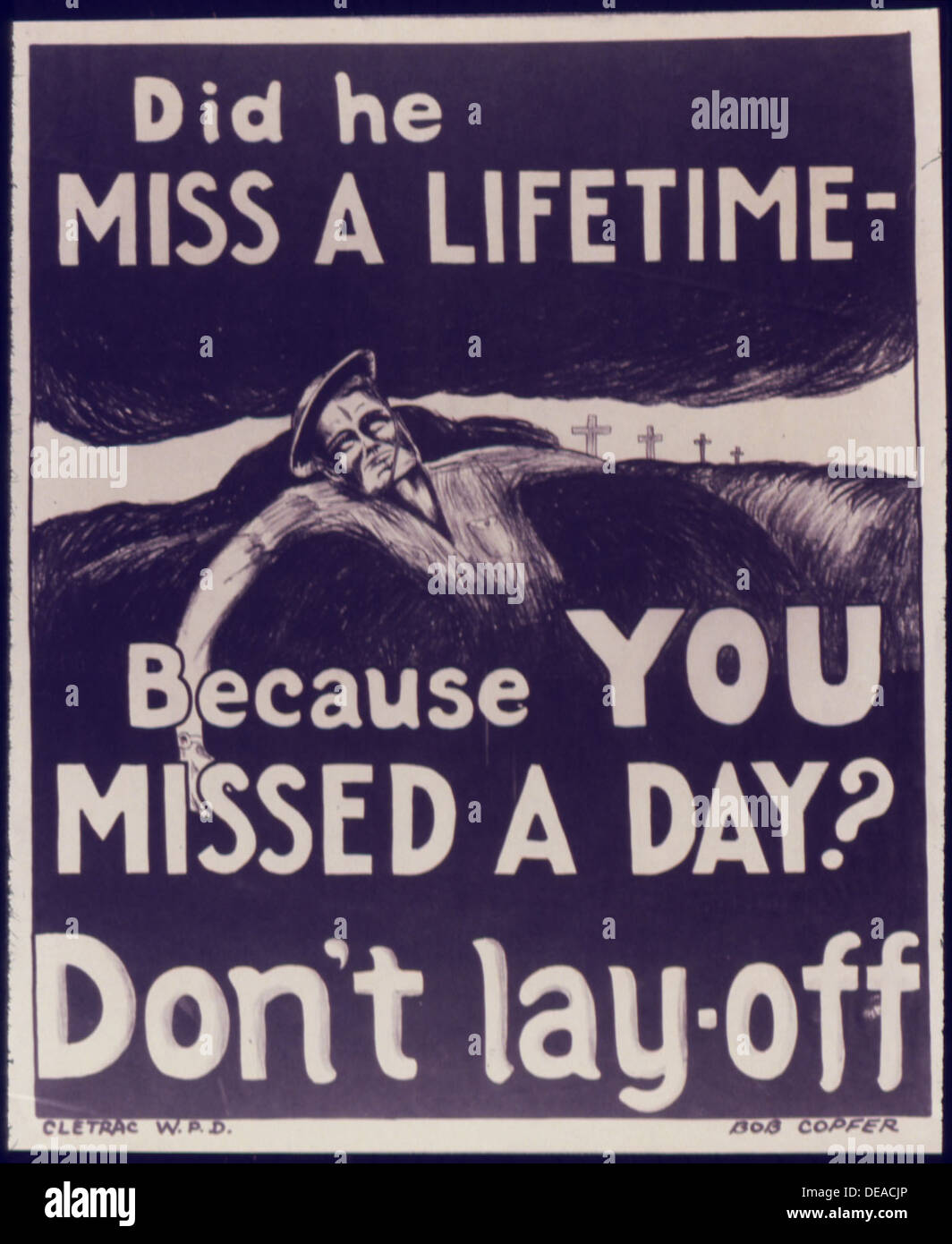 A poster highlighting the importance of consistent work and attendance ...