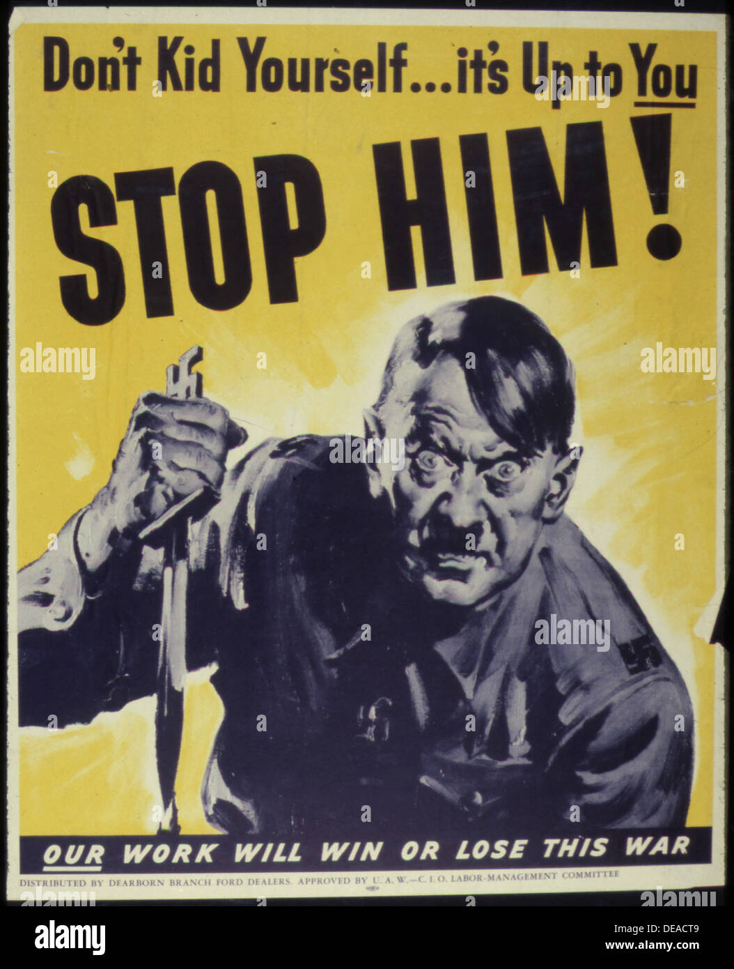 Don't Kid Yourselfit's Up to You. Stop Him 5E 534297 Stock Photo - Alamy