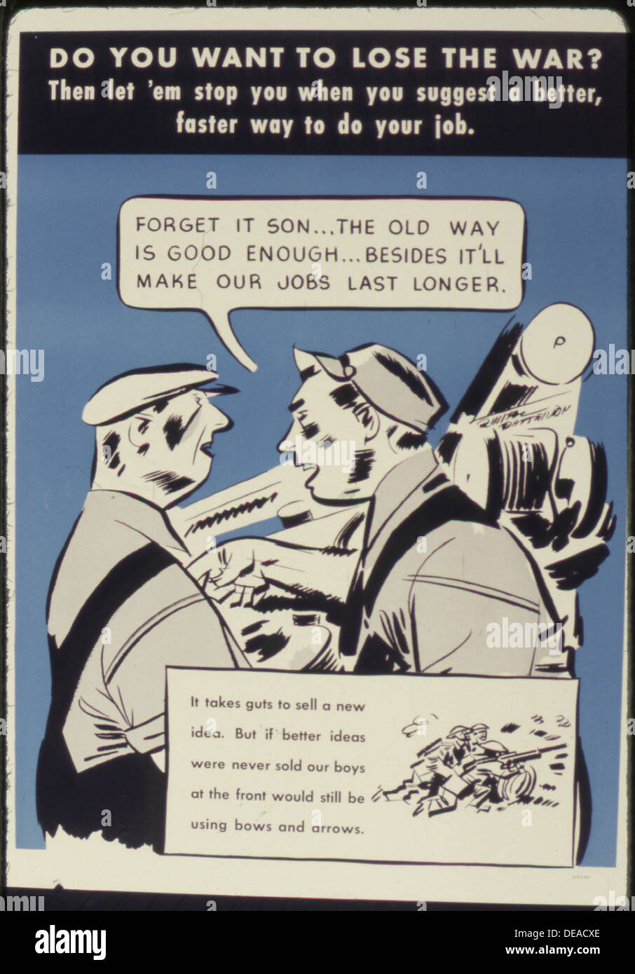 War propaganda slogans hi-res stock photography and images - Alamy