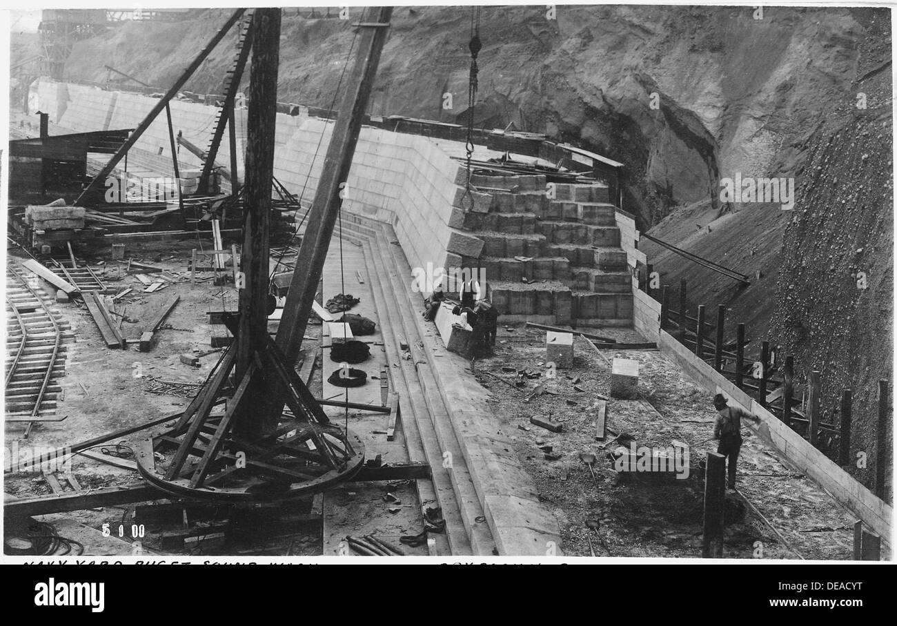 Dry Dock No. 2, located at a shipyard, is shown from the northwest ...