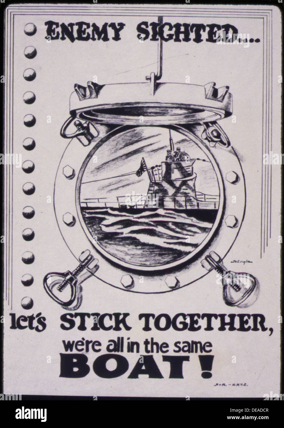 Wwii era propaganda poster hi-res stock photography and images - Alamy