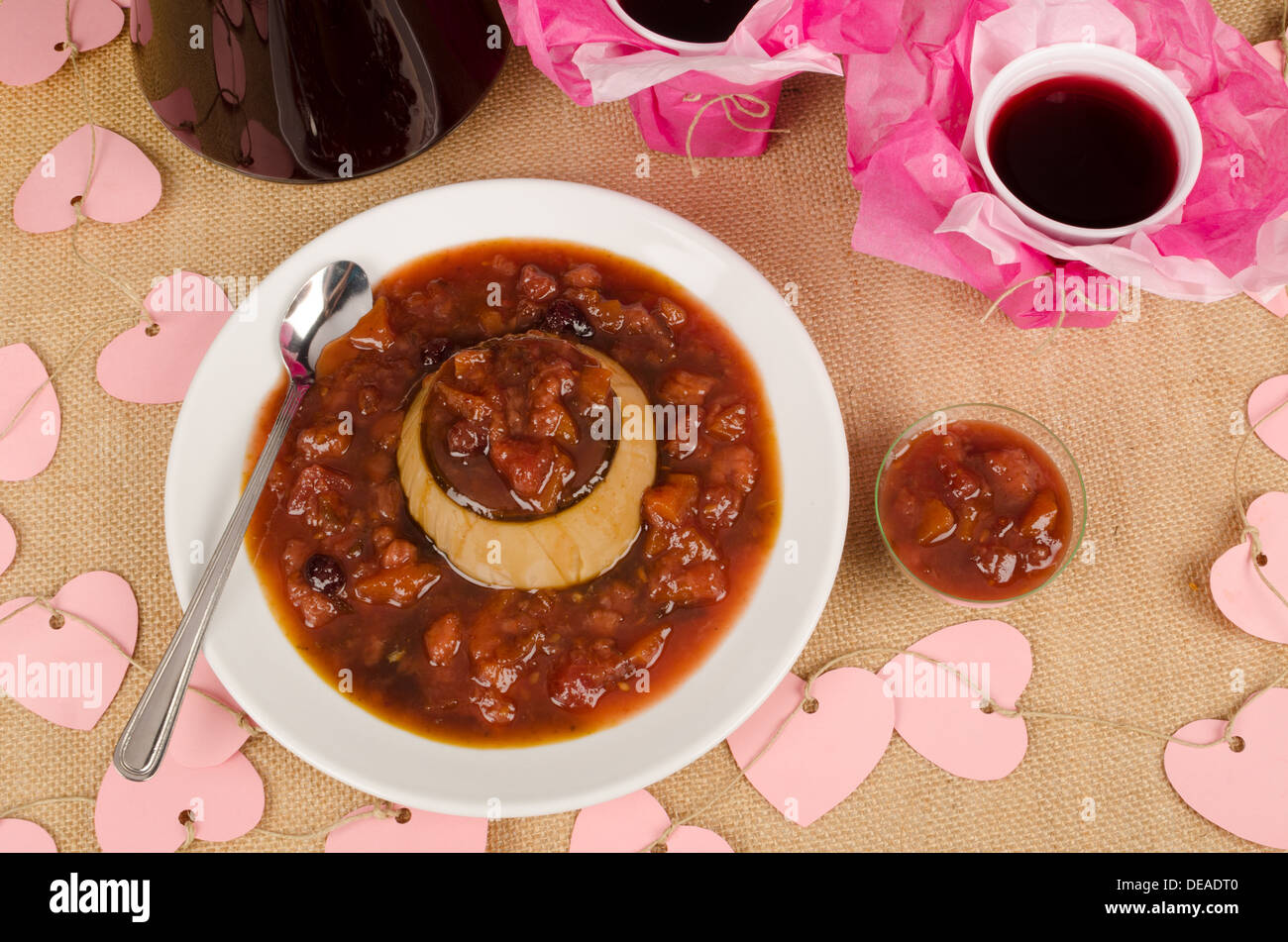 Vanilla panacotta hi-res stock photography and images - Alamy