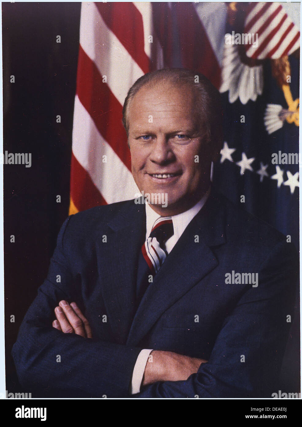 A photograph of Gerald Ford, the 38th President of the United States ...