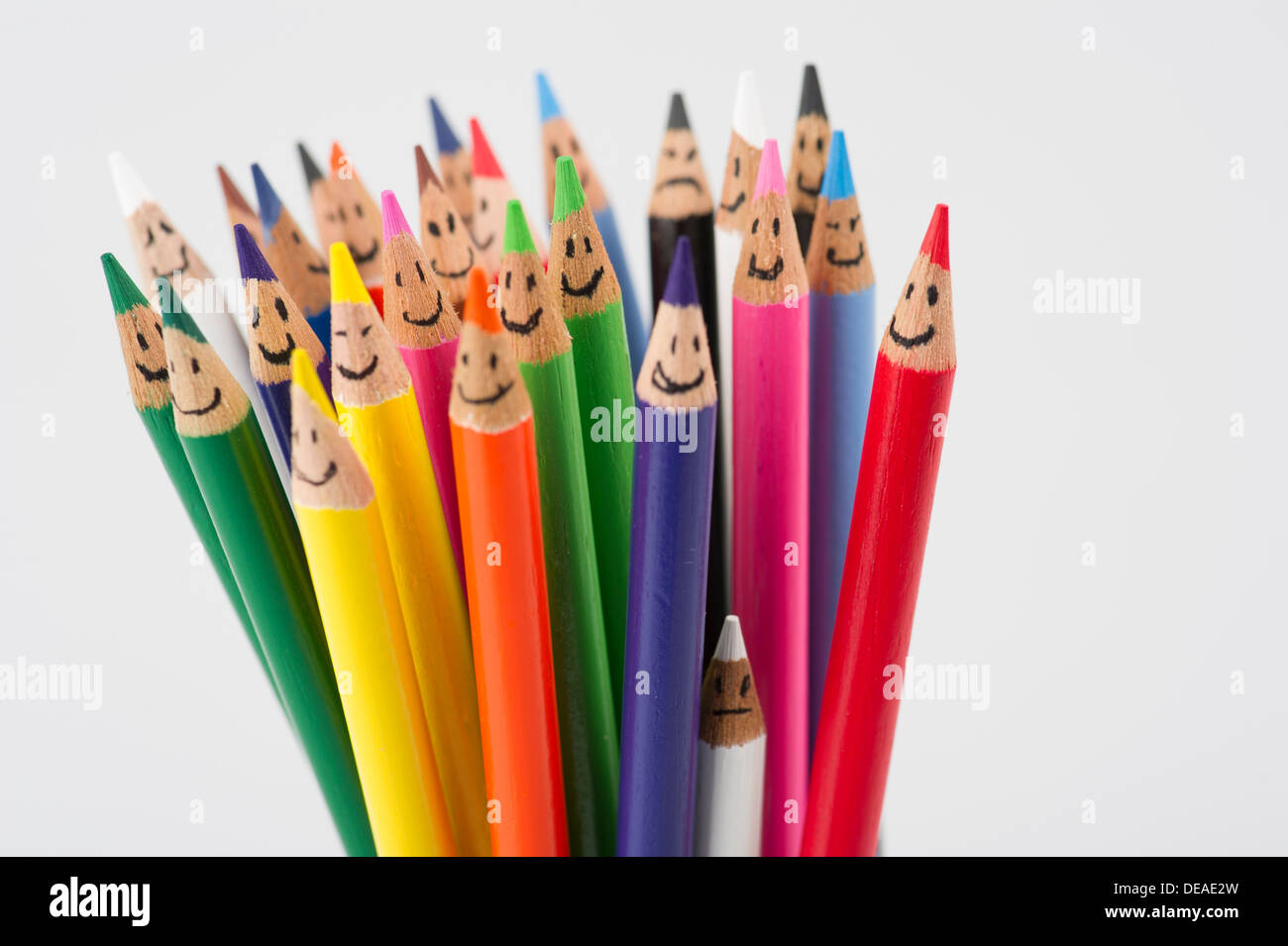 Colorful faces hi-res stock photography and images - Alamy