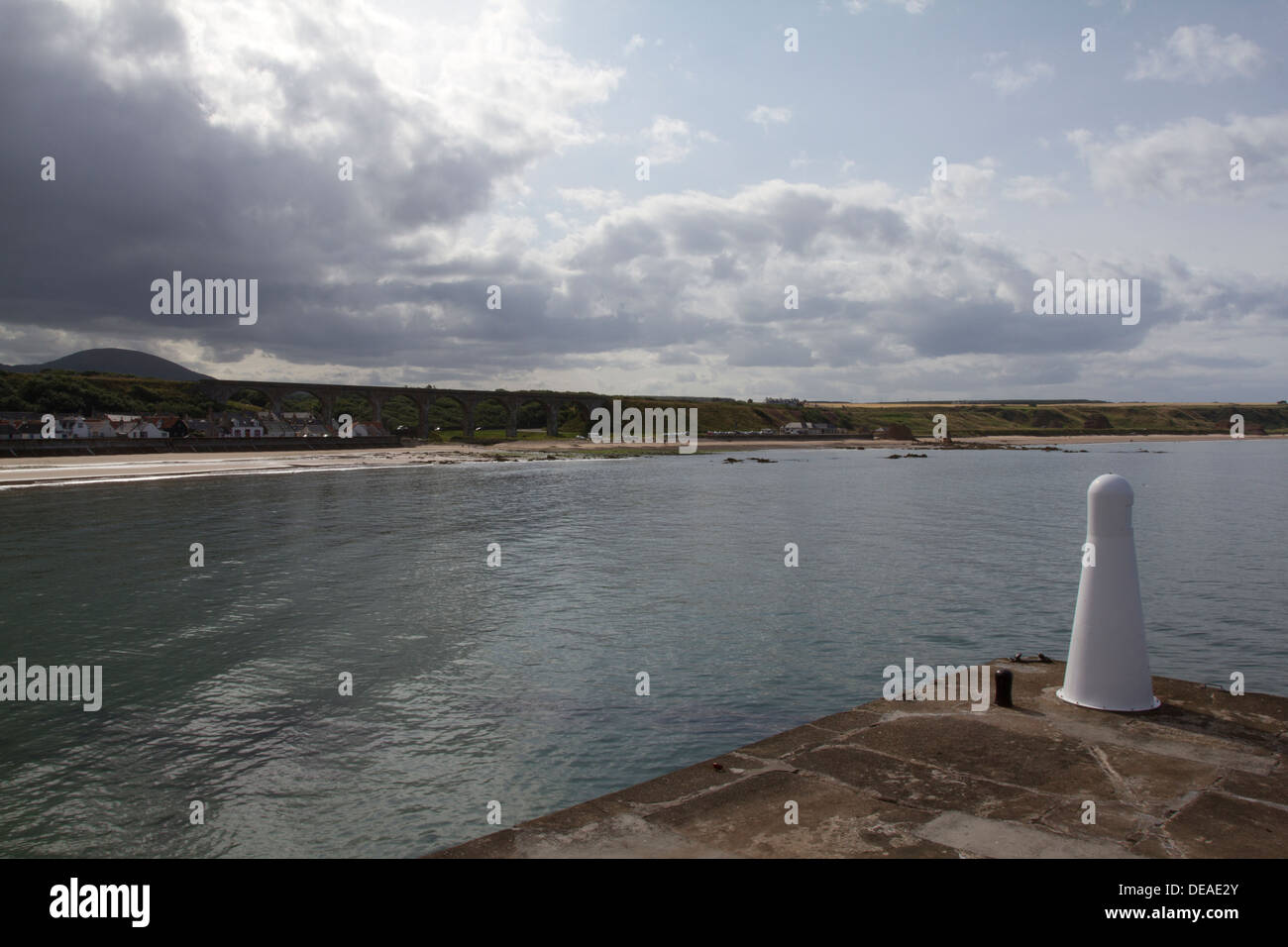 Cullen Harbour, Banffshire, Scotland Stock Photo - Alamy