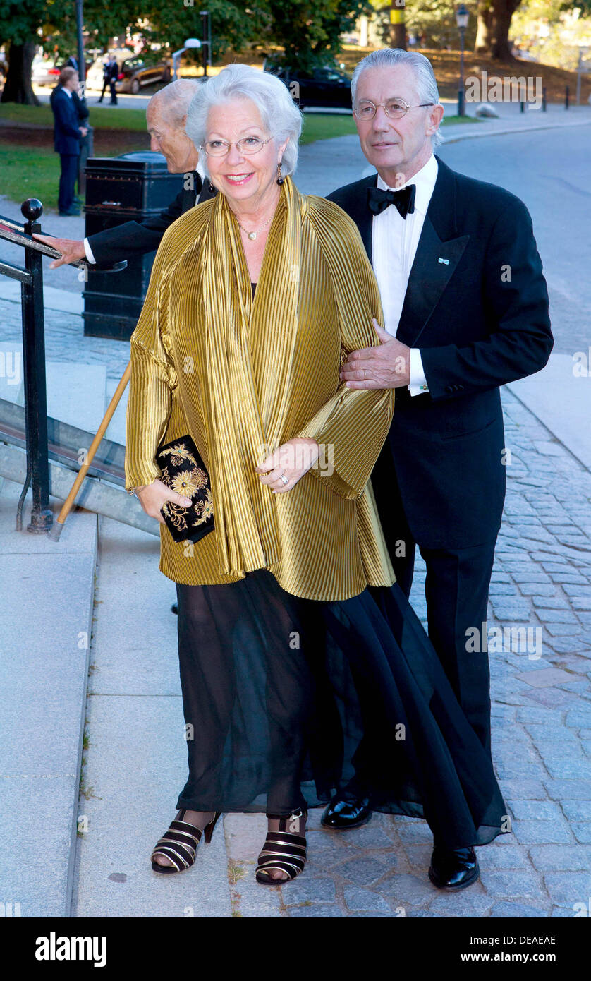 Stockholm, Sweden. 14th Sep, 2013. Sweden's Princess Christina and her ...